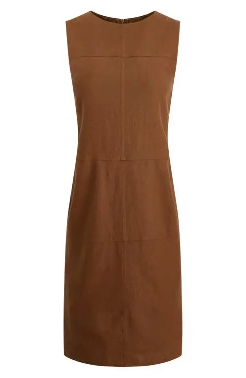 Donna Karan New York Linen Blend Shift Dress