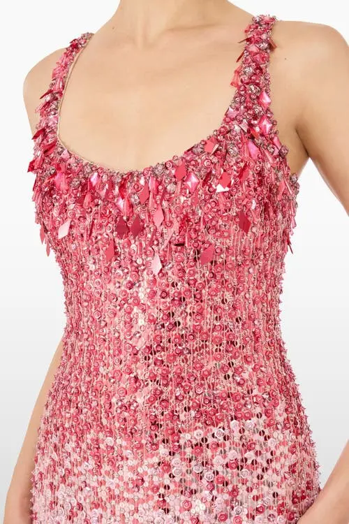 Jenny Packham Decora Sequin-embellished Maxi Dress - Illusion