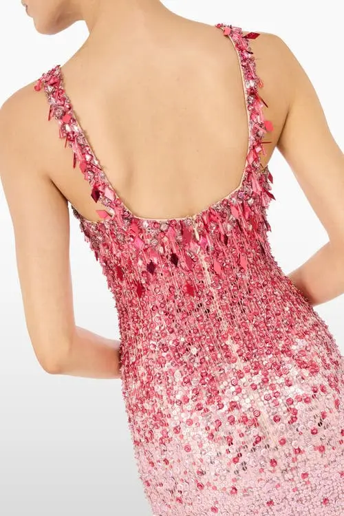 Jenny Packham Decora Sequin-embellished Maxi Dress - Illusion