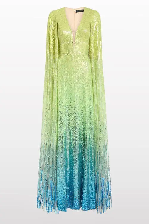 Jenny Packham Easy Breezy Sequin-embellished Maxi Dress - Illusion