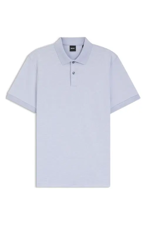 BOSS Parlay Cotton Piqué Polo - Light/pastel Purple