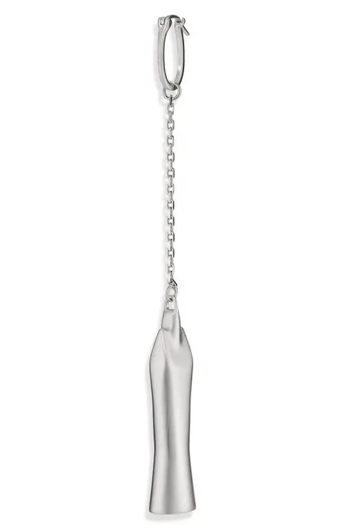 Rick Owens Sister Single Drop Earring - Palladium