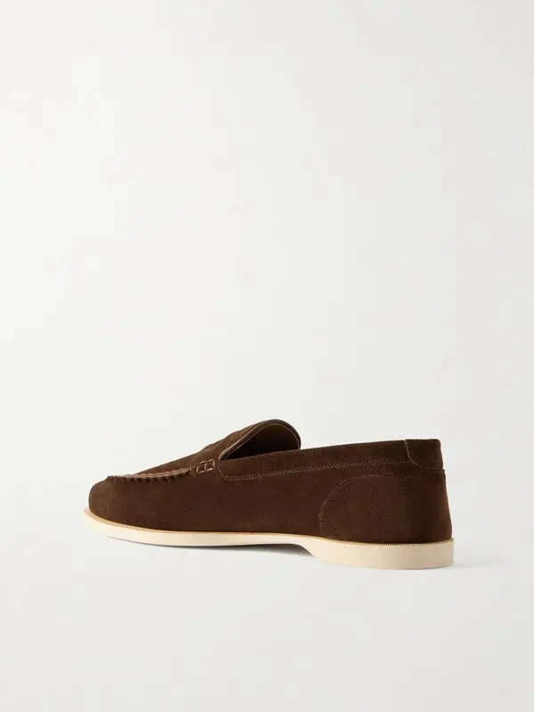 John Lobb Pace Suede Loafers