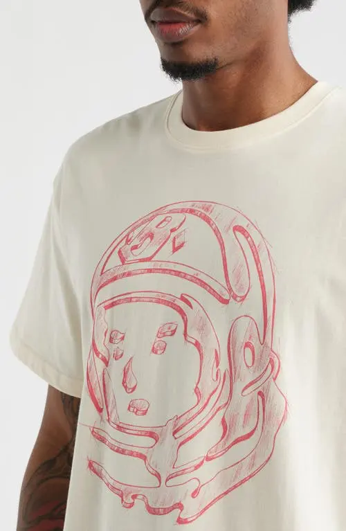 BILLIONAIRE BOYS CLUB Helmet Sketch Graphic T-shirt - Ecru