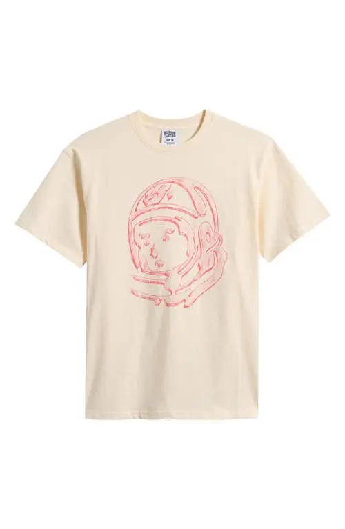 BILLIONAIRE BOYS CLUB Helmet Sketch Graphic T-shirt - Ecru