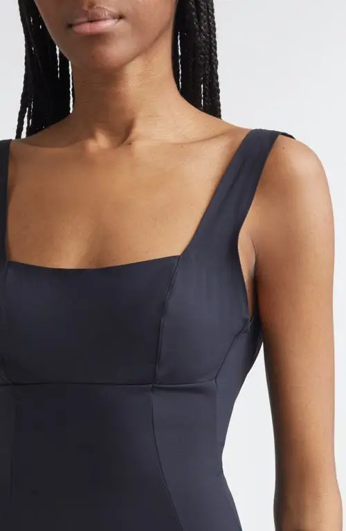 Max Mara Square Neck One-piece Swimsuit