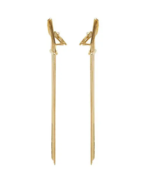 LANVIN Chain Drop Earrings