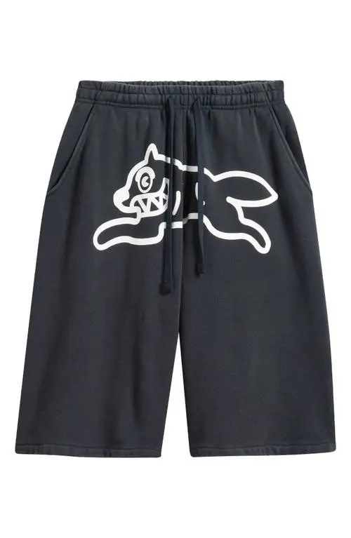 ICECREAM Jenny Cotton French Terry Shorts - Black