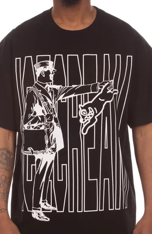 ICECREAM Catcha Tiger Cotton Graphic T-shirt