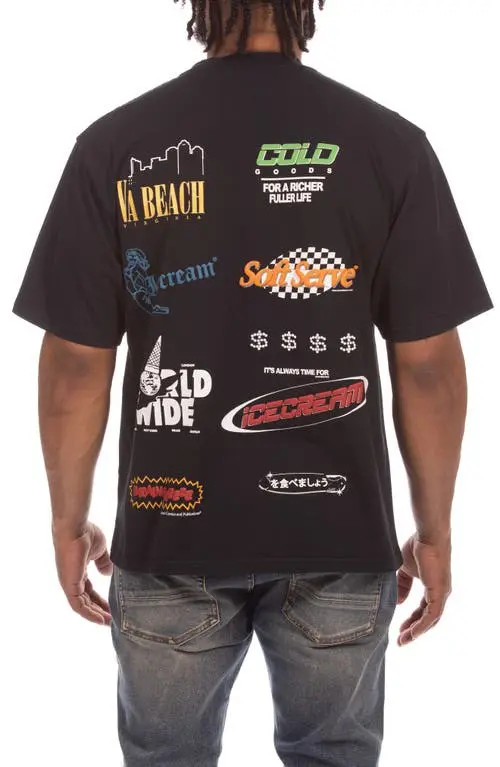 ICECREAM Rich Graphic T-shirt