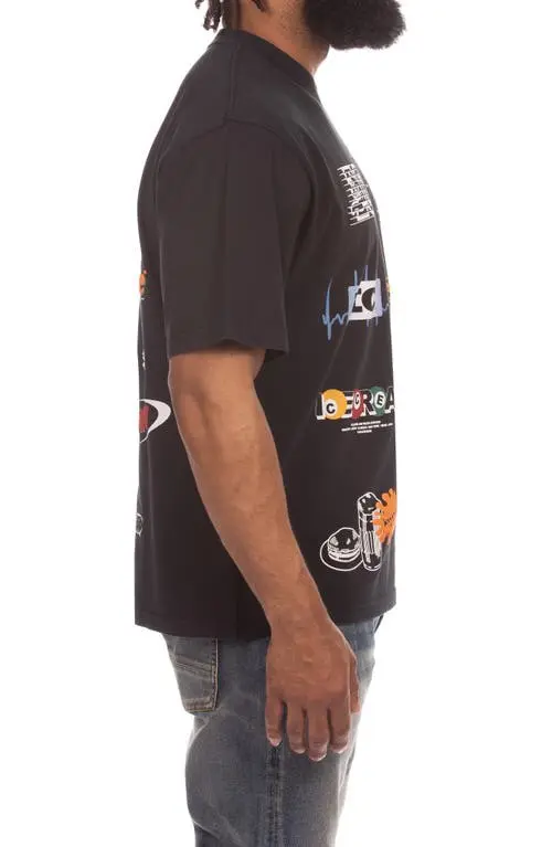 ICECREAM Rich Graphic T-shirt