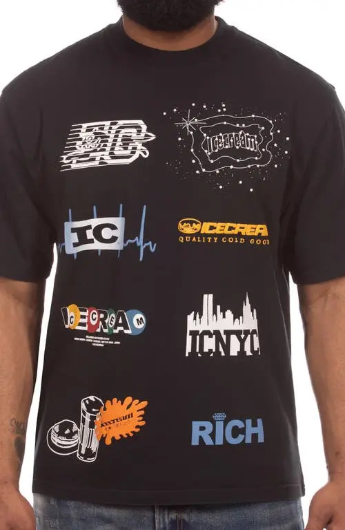 ICECREAM Rich Graphic T-shirt