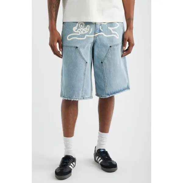 ICECREAM Angelo Denim Shorts - Butter Pecan
