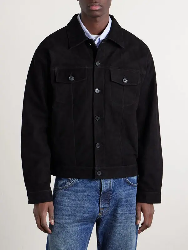 Nn07 Roy 90031 Suede Jacket - Black