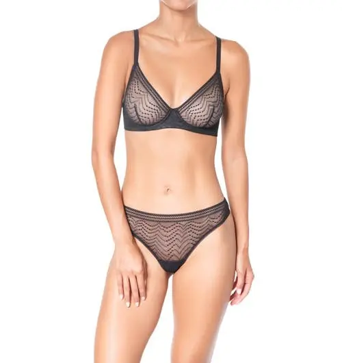 HUIT Eclatante Underwire Bra - Black