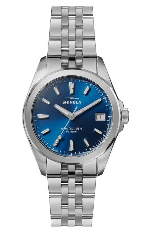 Shinola Circadian Automatic Bracelet Watch - Day Light Blue