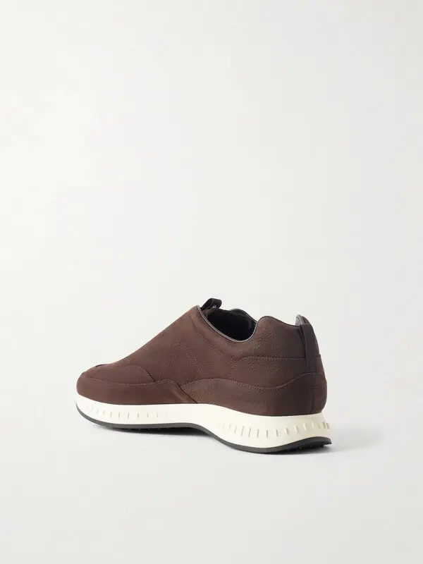 John Lobb Elastic Stream Nubuck Sneakers