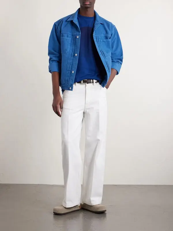 Blue Blue Japan Printed Cotton-jersey T-shirt