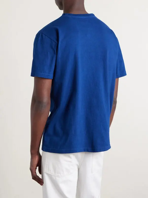 Blue Blue Japan Printed Cotton-jersey T-shirt
