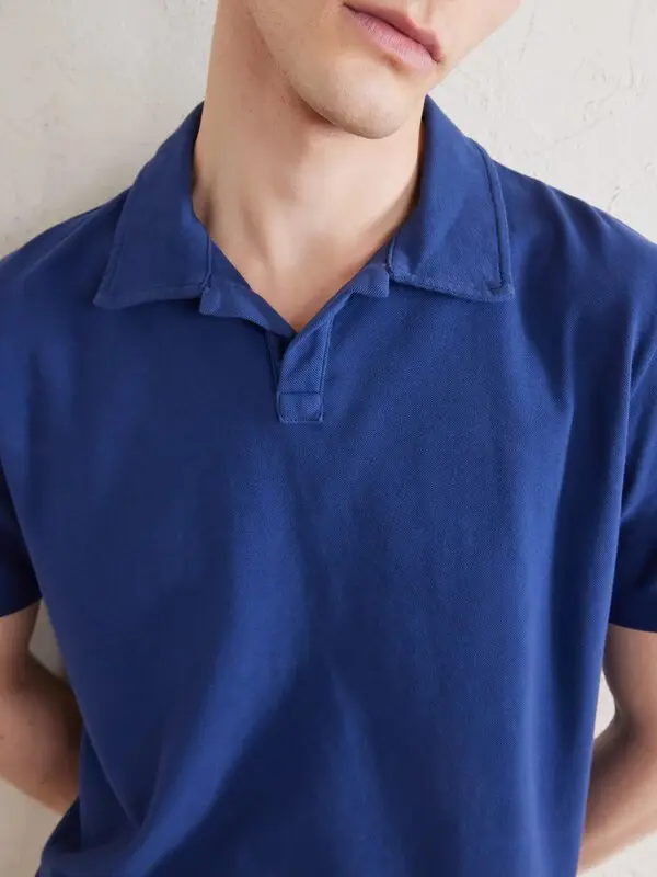 Massimo Alba Aruba Cotton-piqué Polo Shirt - Blue