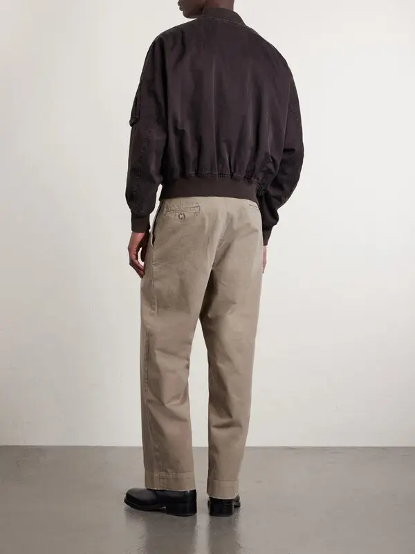 A.PRESSE B-15c Cotton And Silk-blend Bomber Jacket