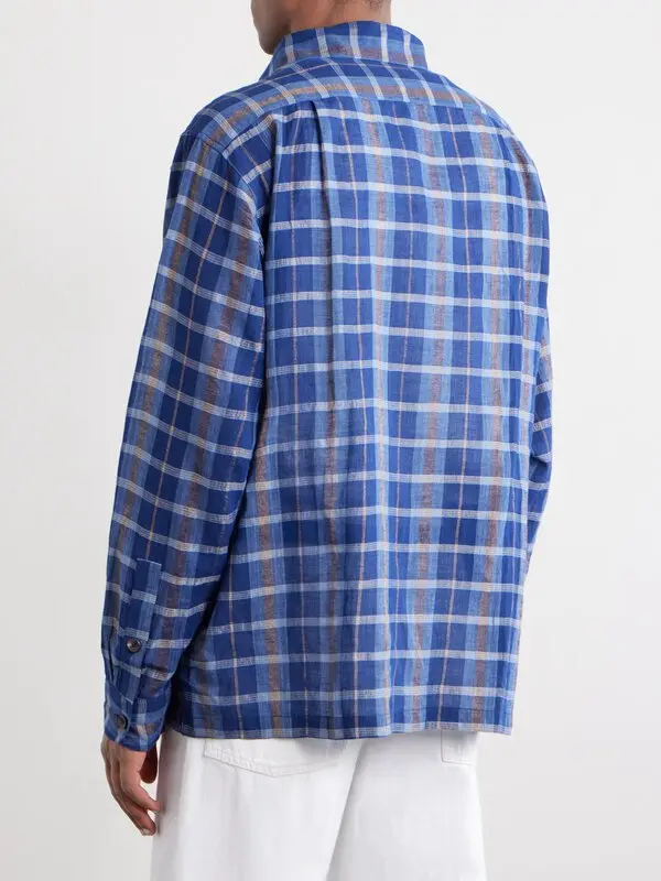 KARTIK RESEARCH Patadui Checked Cotton Shirt