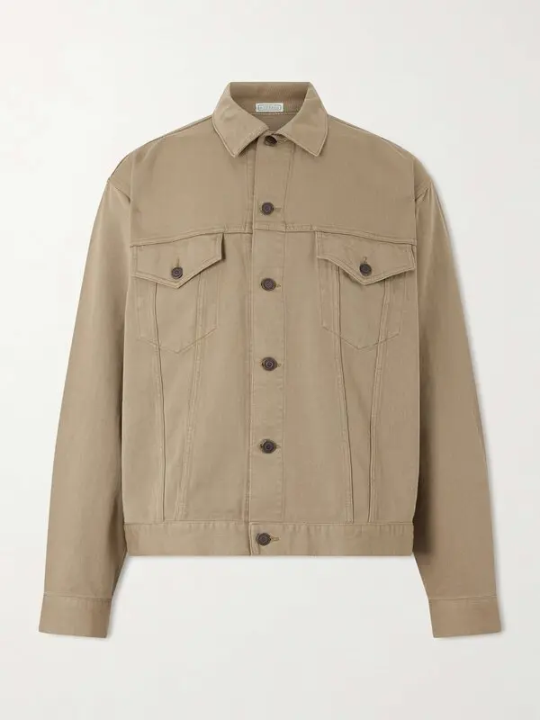A.PRESSE Cotton-blend Piqué Jacket
