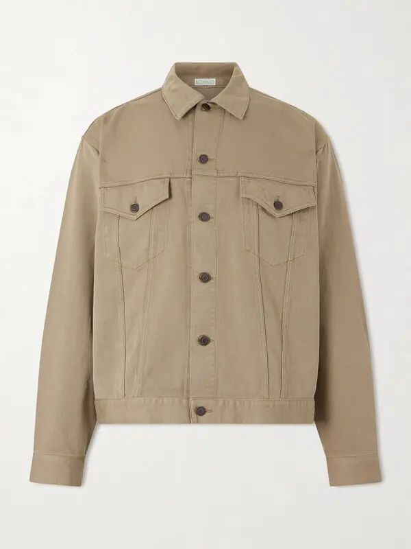 A.PRESSE Cotton-blend Piqué Jacket