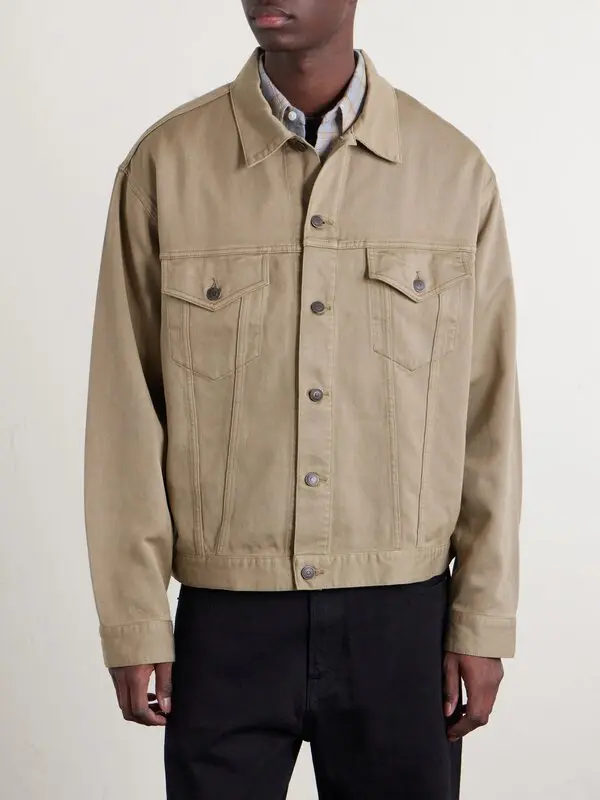 A.PRESSE Cotton-blend Piqué Jacket
