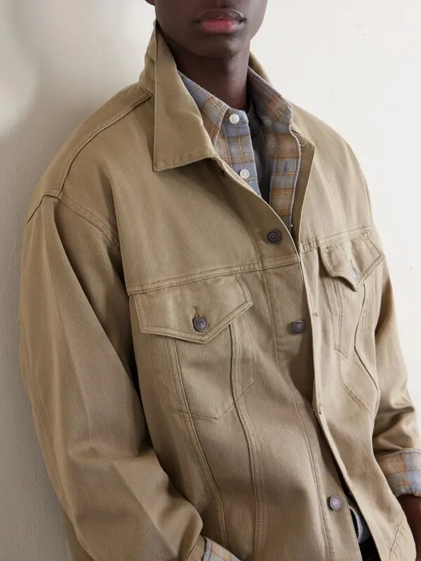 A.PRESSE Cotton-blend Piqué Jacket