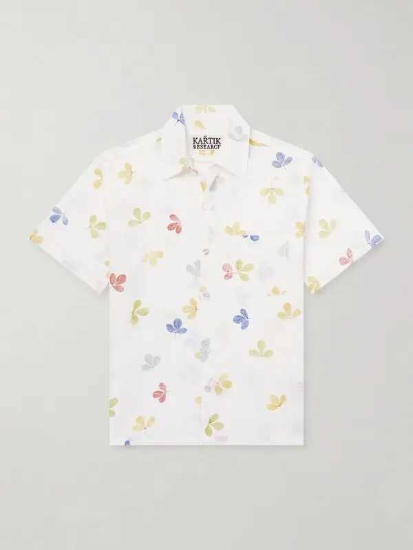KARTIK RESEARCH Printed Cotton-voile Shirt