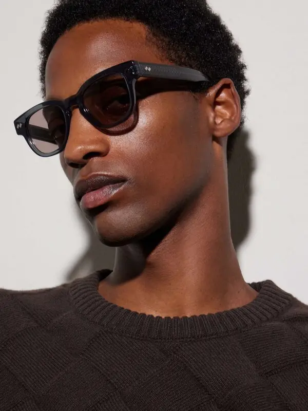 Bottega Veneta Round-frame Acetate Sunglasses