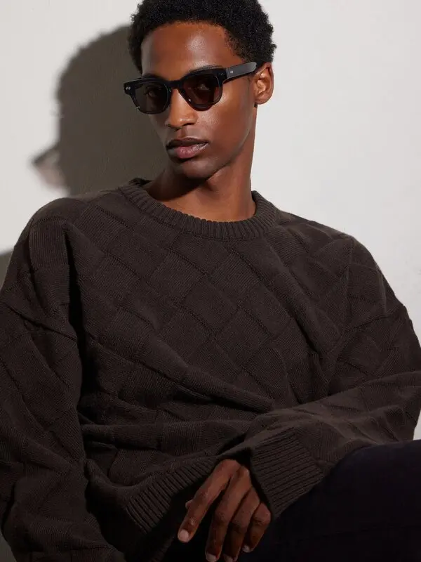 Bottega Veneta Round-frame Acetate Sunglasses