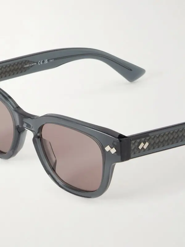 Bottega Veneta Round-frame Acetate Sunglasses