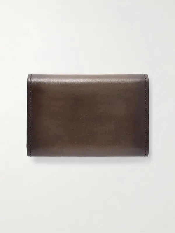 Berluti Imbuia Gaspard Venezia Leather Cardholder