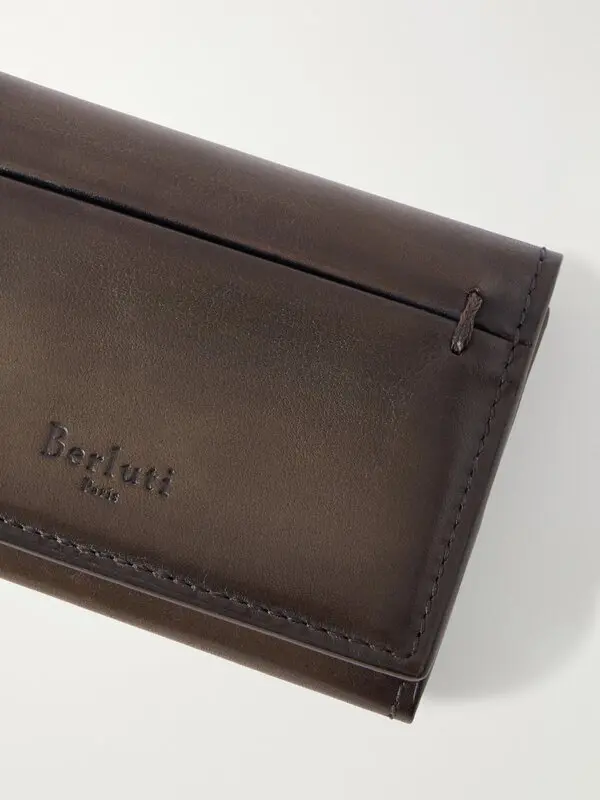 Berluti Imbuia Gaspard Venezia Leather Cardholder