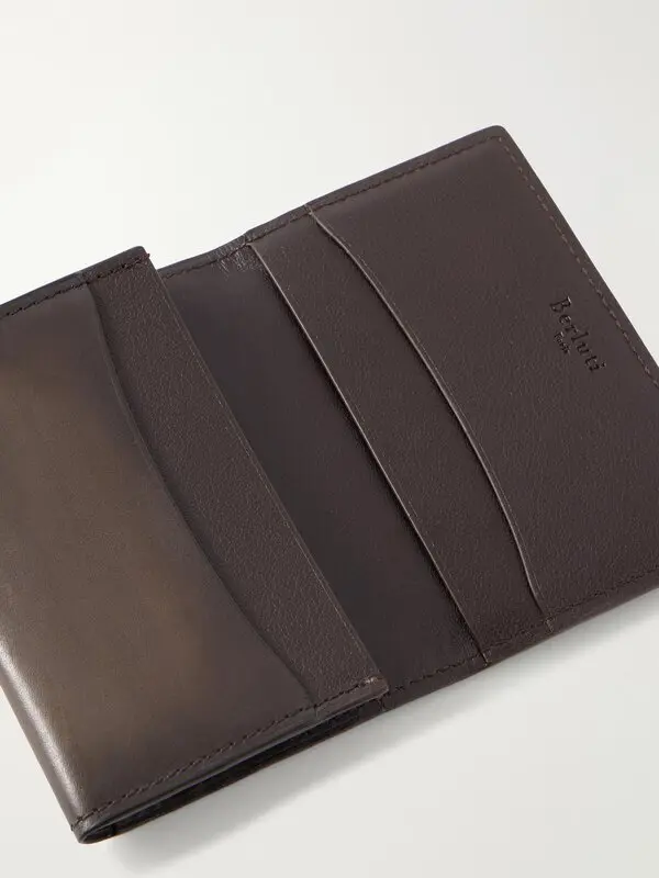 Berluti Imbuia Gaspard Venezia Leather Cardholder