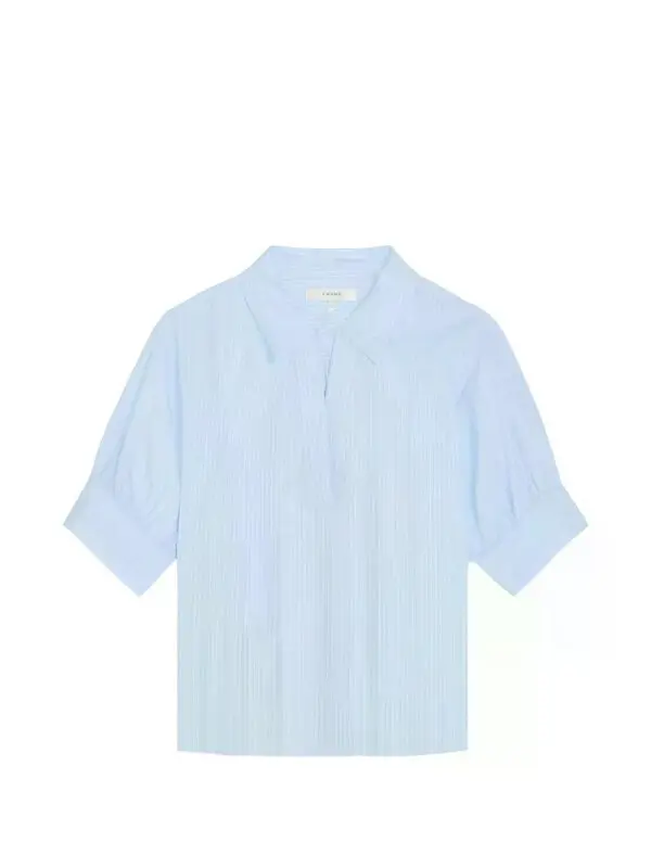 FRAME V-neck Popover Top