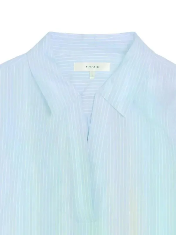 FRAME V-neck Popover Top