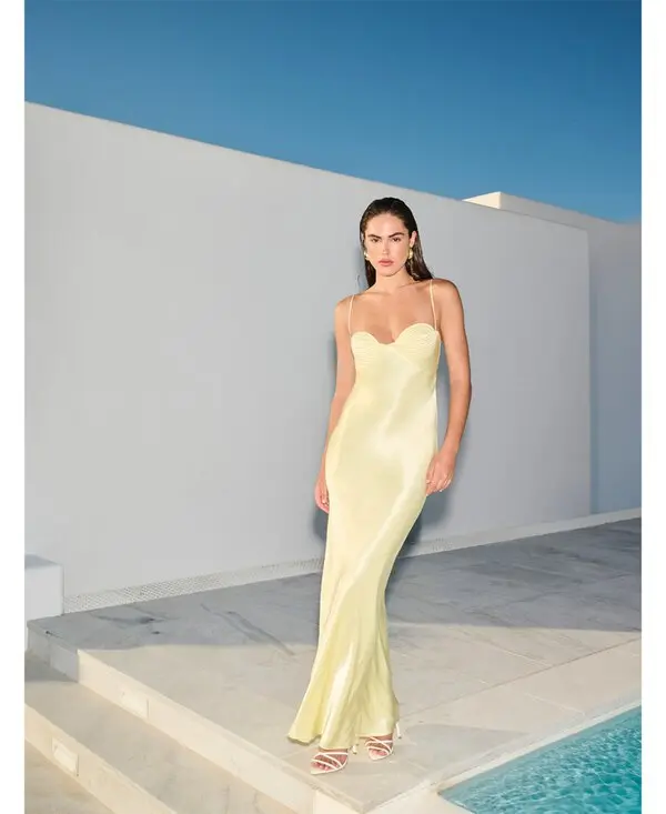 Bardot Devin Satin Maxi Dress