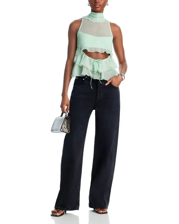 Bardot Cynthia Ruffle Blouse