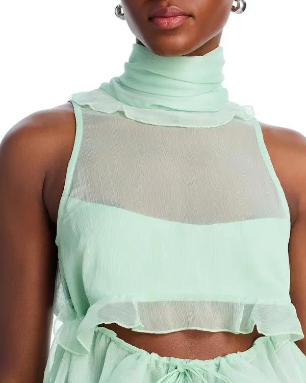 Bardot Cynthia Ruffle Blouse