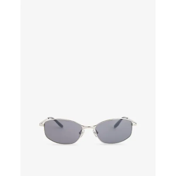 MESSYWEEKEND Lexie Metal-frame Sunglasses - Black Grey
