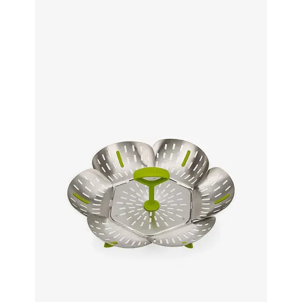 JOSEPH JOSEPH Bloom™ Folding Stainless-steel Steamer Basket - Green
