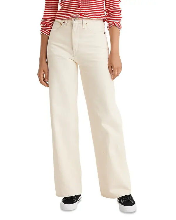 LEVI'S Ribcage Wide Leg Jeans - Barely Freezing