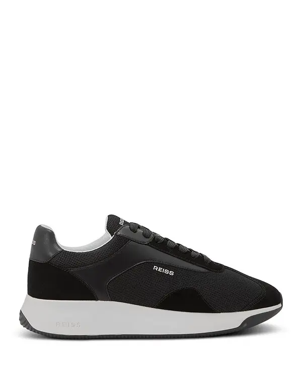REISS Lightweight Running Sneakers - Black