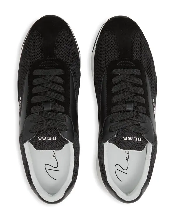 REISS Lightweight Running Sneakers - Black