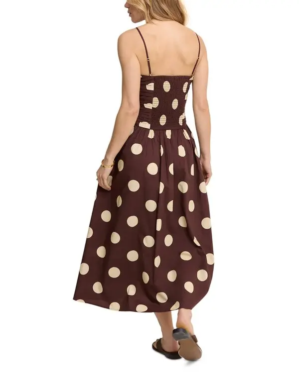 Nobody'S Child Felicity Midi Dress In Brown - 60% Off