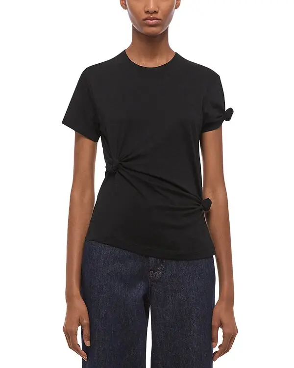 Helmut Lang Knot Detail T-shirt - Black