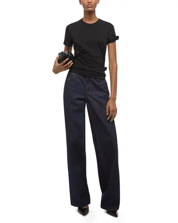 Helmut Lang Knot Baby Tee - Black